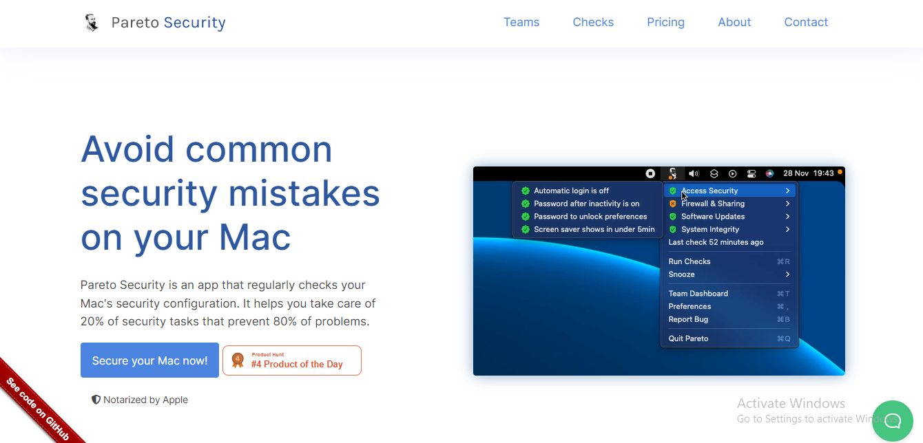 Pareto Security Review: The Best & Trusted Secure and Protect Your Mac