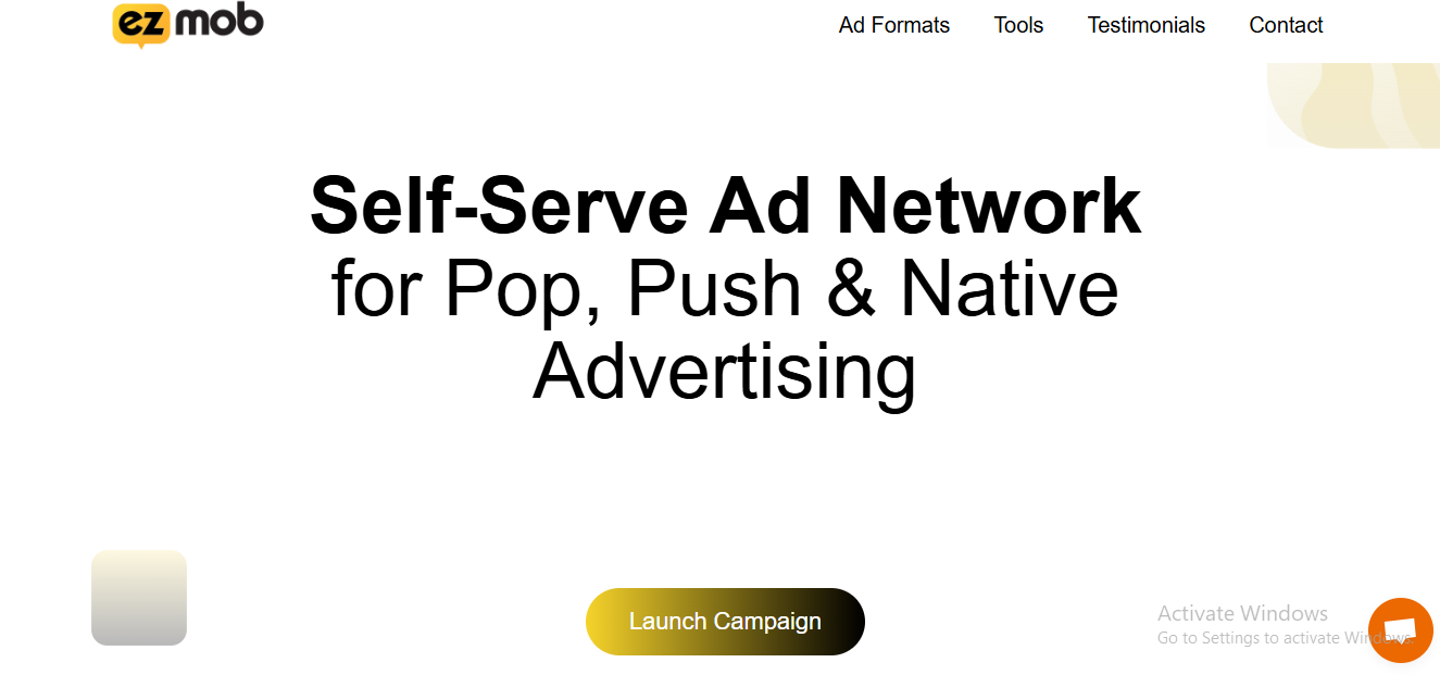 EZmob Review(2025): Simplifying Self-Serve Advertising
