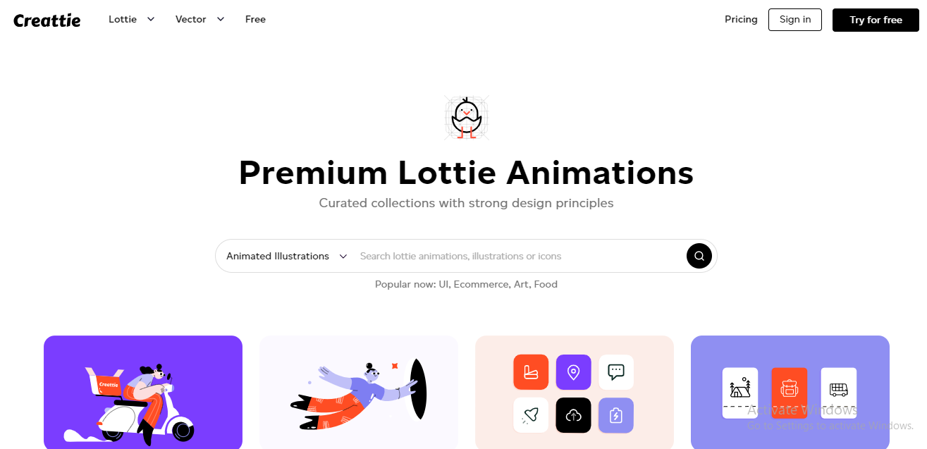 Creattie Review: The Best & Trusted Lottie Animation Platform